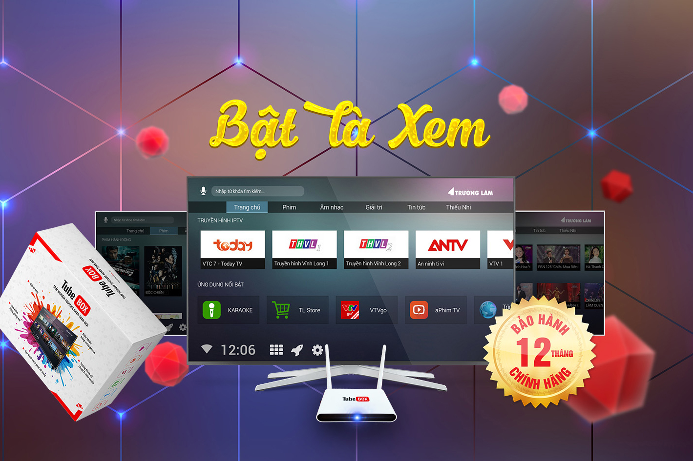 Android TV Box ram 1G Tube Box model 2018 - Trải nghiệm xem Youtube mới lạ